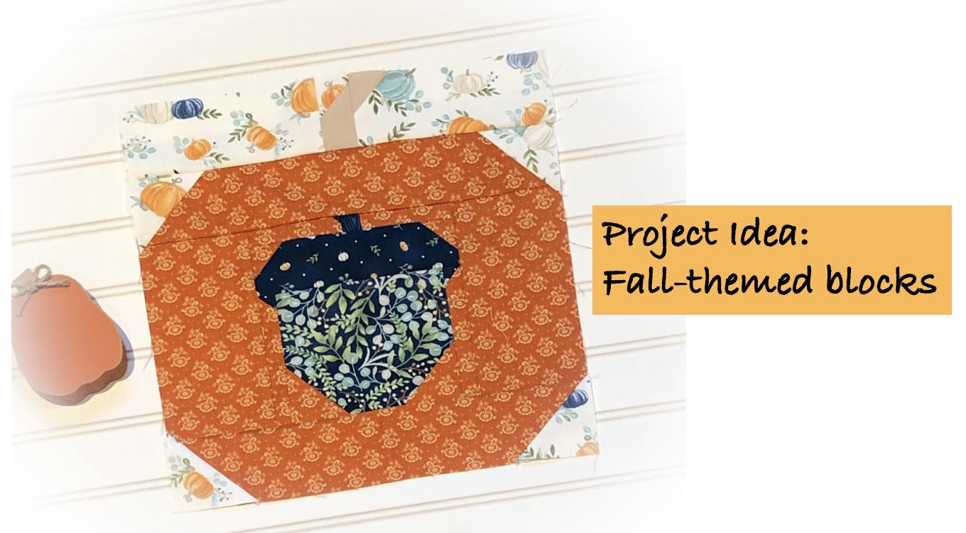 Carved Pumpkins Quilt Block Pattern: 12.5" Pieced Design (PDF Pattern ...