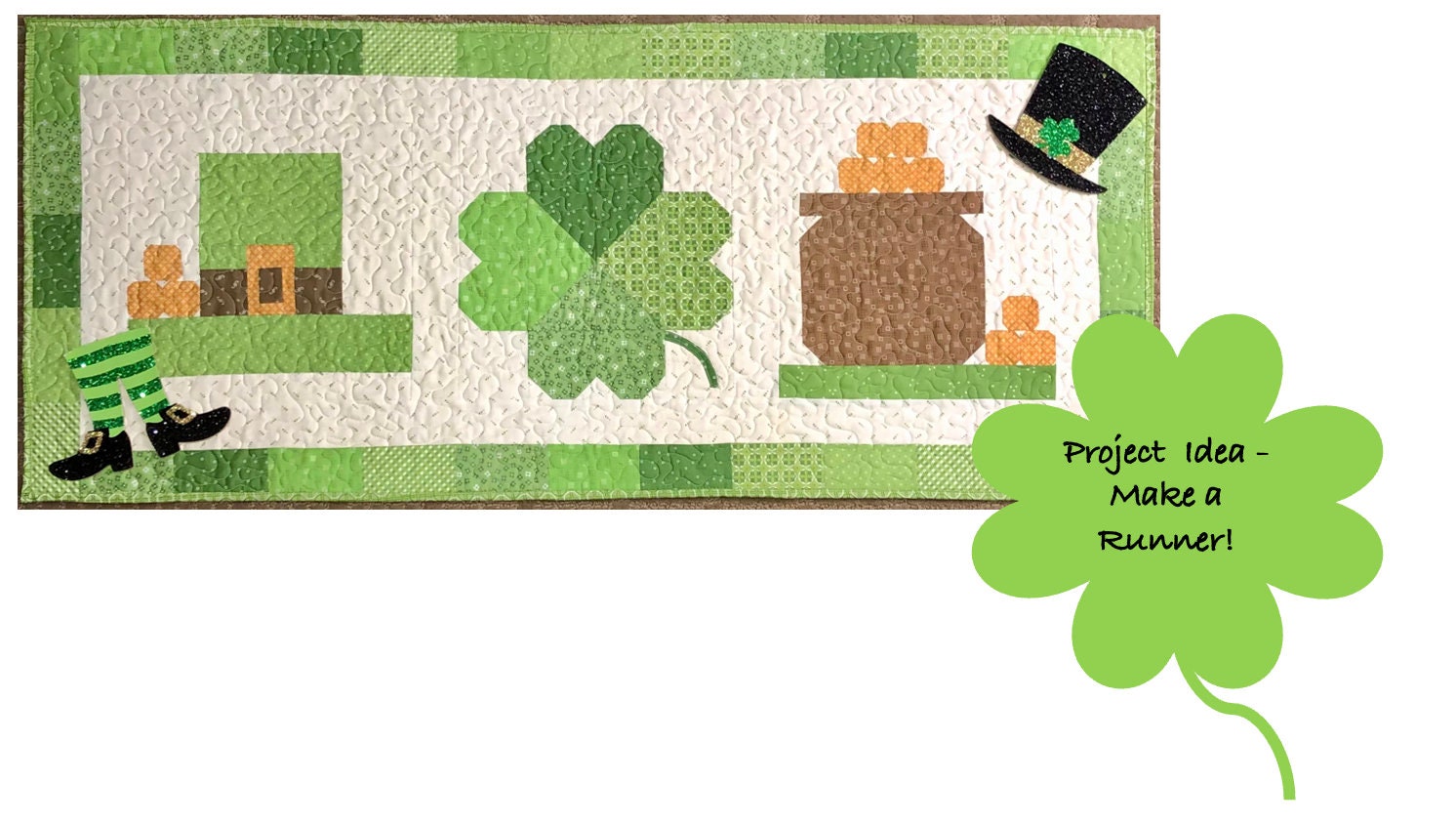 Leprechaun Hat Quilt Block Pattern. Includes Bonus Instructions for ...