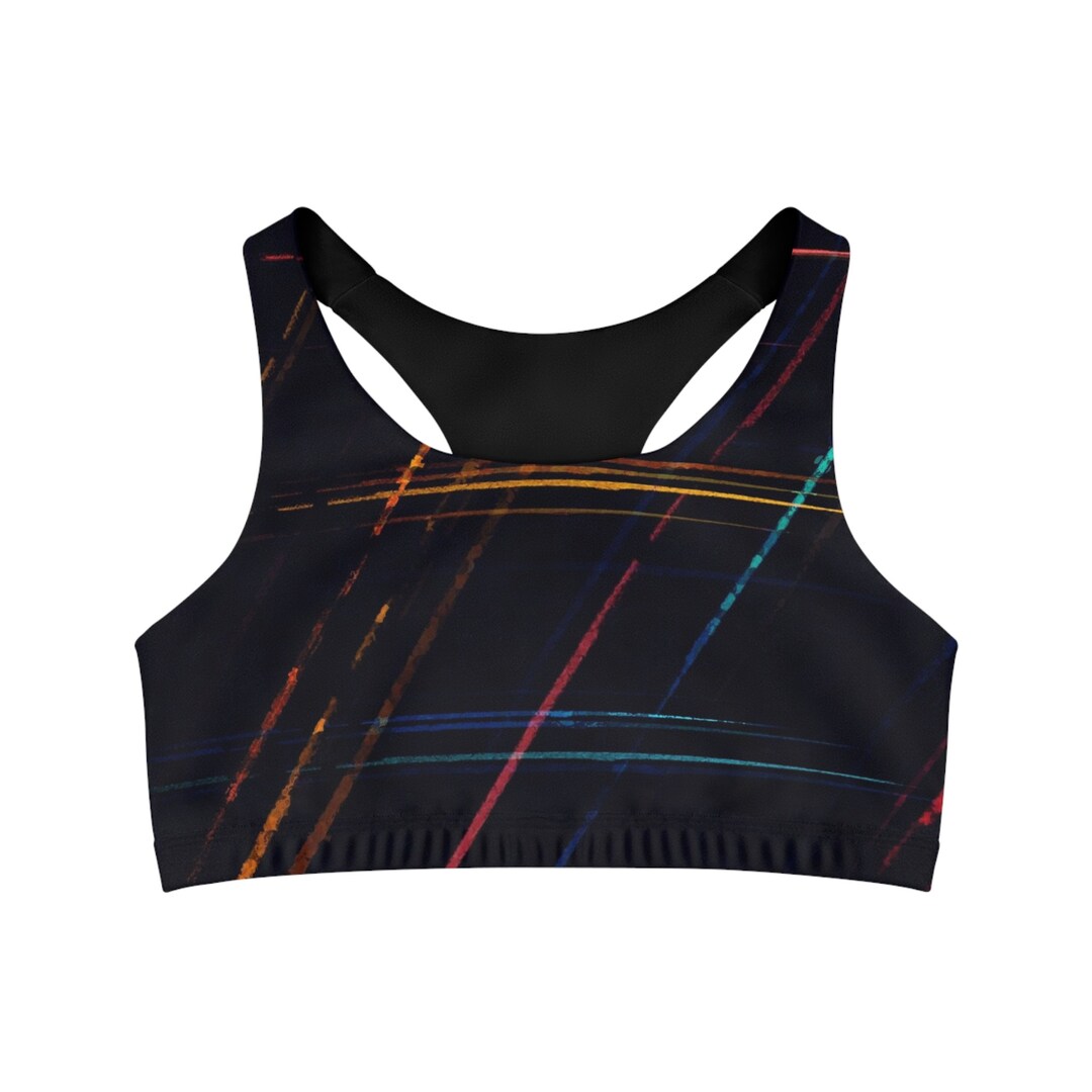 Seamless Sports Bra AOP for Women Sport - Etsy