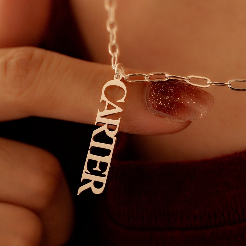 Sarah Name Necklace - Etsy