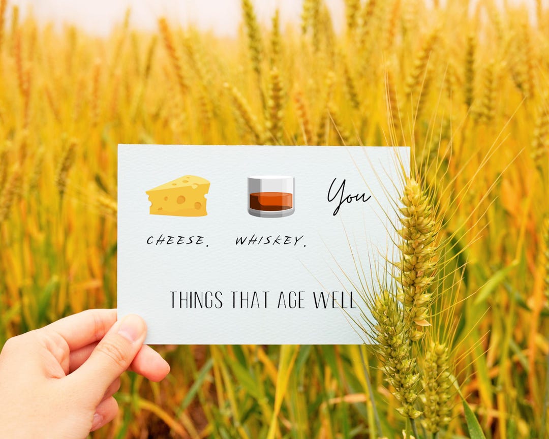 Funny 'things That Age Well' Birthday Card (PDF Download) - Etsy