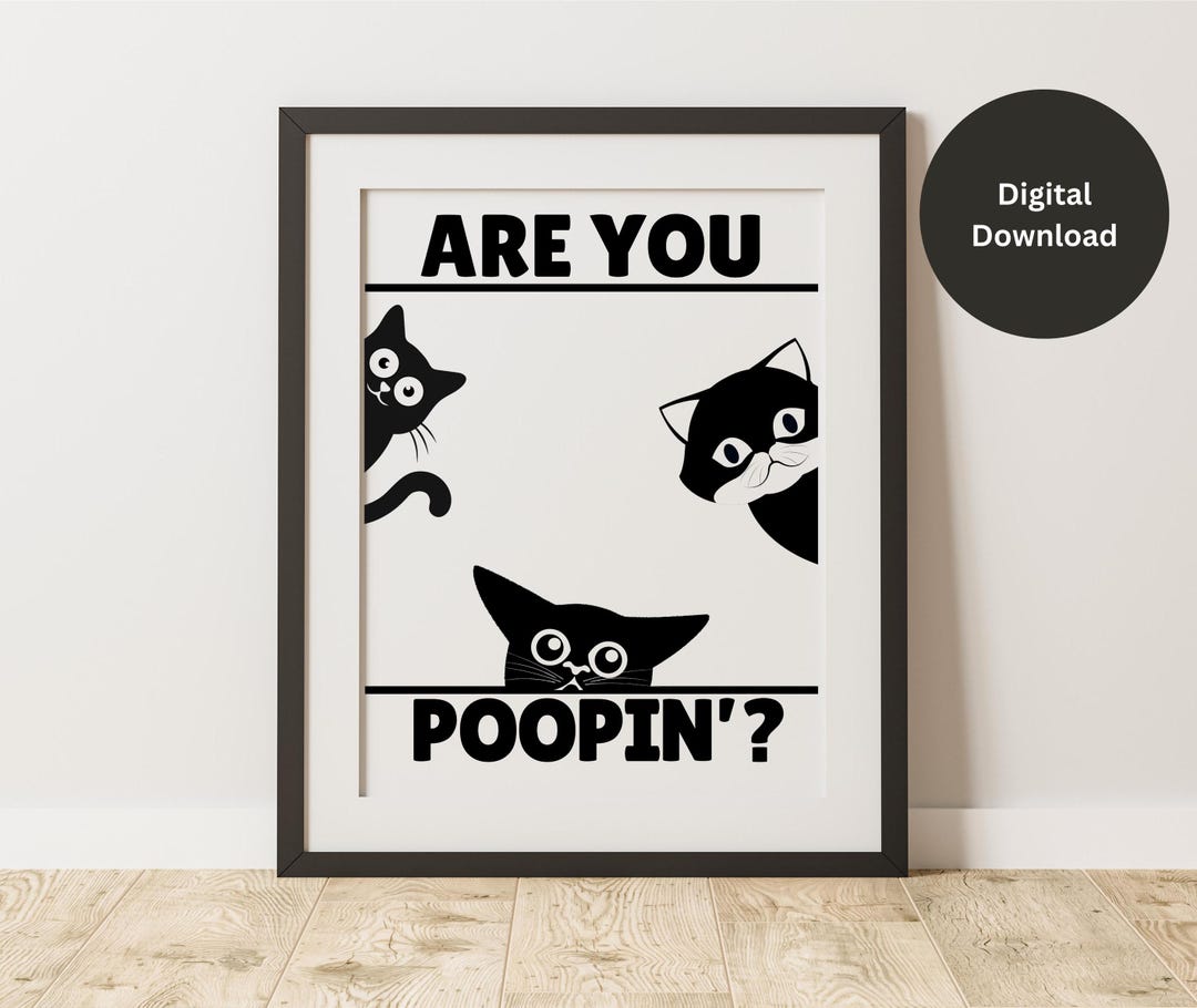 Are You Pooping Poster, Printable Funny Wall Art, Where Shit Happens ...