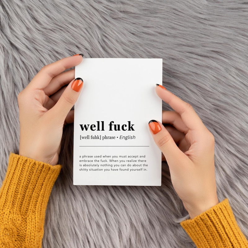 Funny Get Well Card Print - Etsy