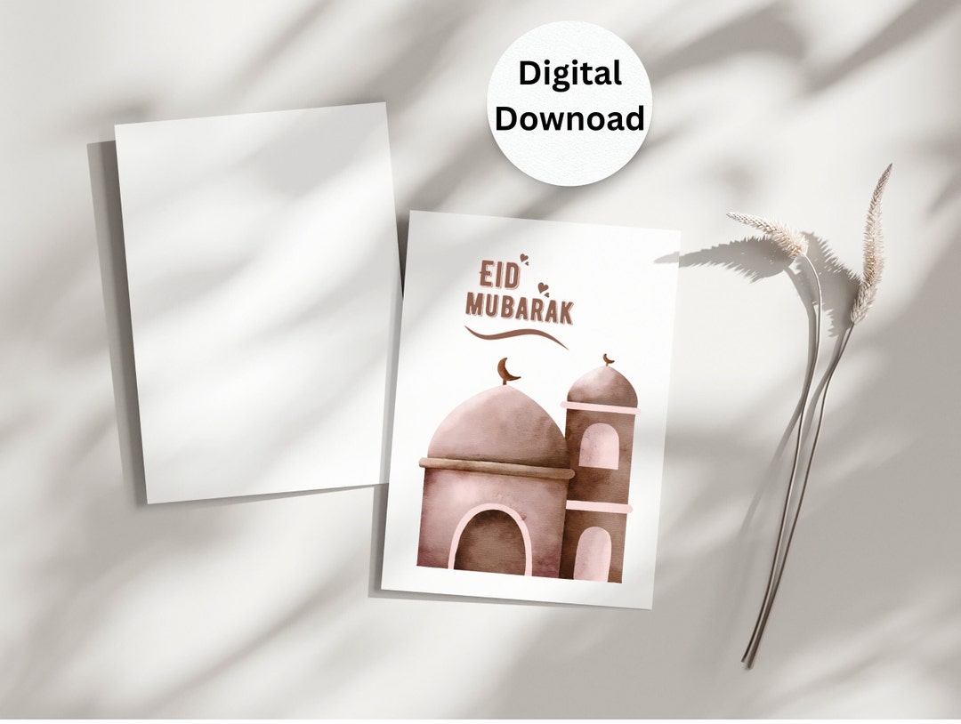 Eid Cards Pack of 15, Eid Mubarak Cards Bundle,greeting Cards for Eid ...