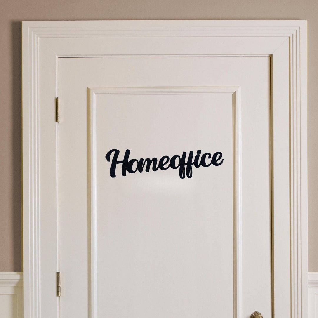 Home Office Door Sign Office Sign Door Home Office Decoration Sign Work ...