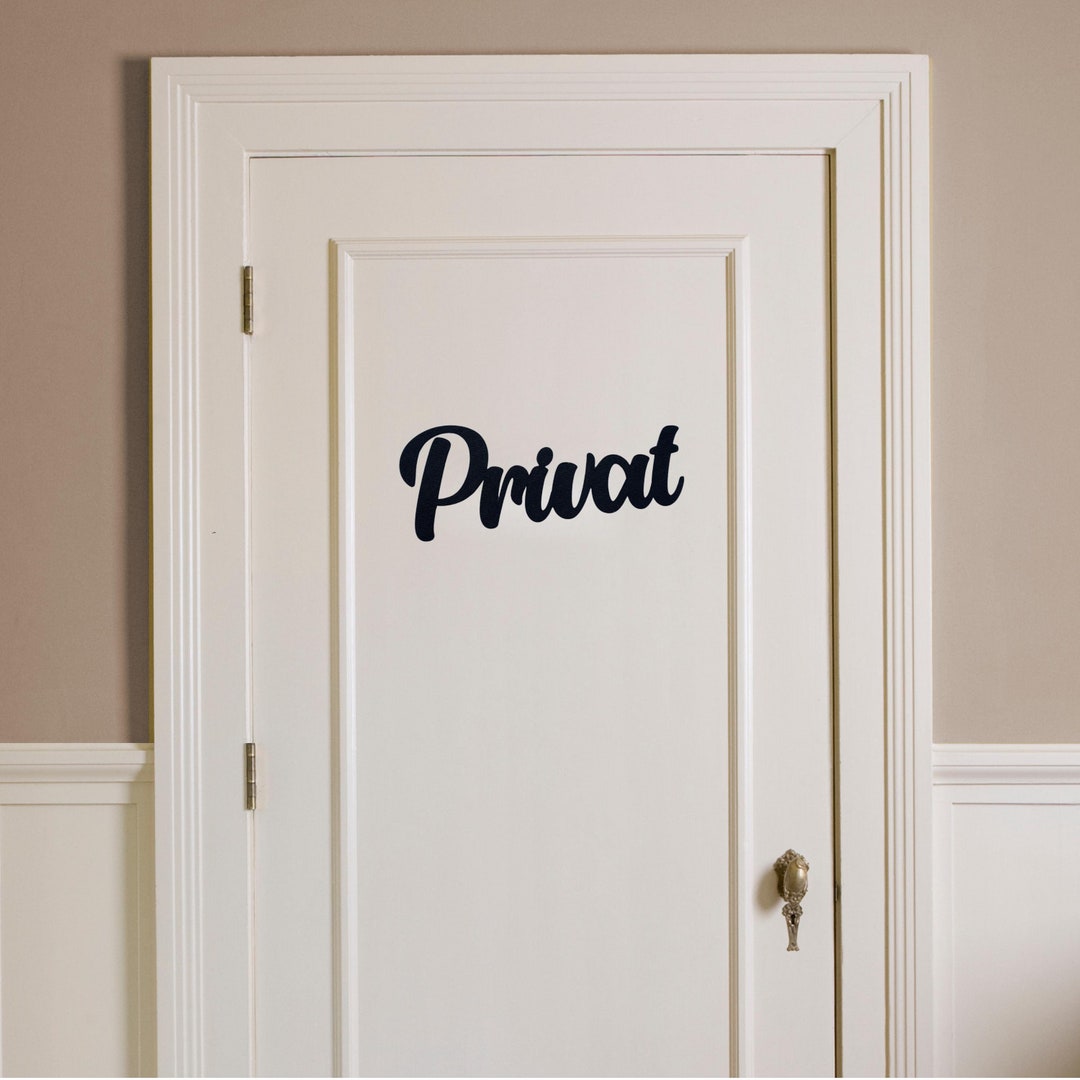 Private Sign Door Sign No Entry Sign Office Door Adhesive Sign No Entry ...