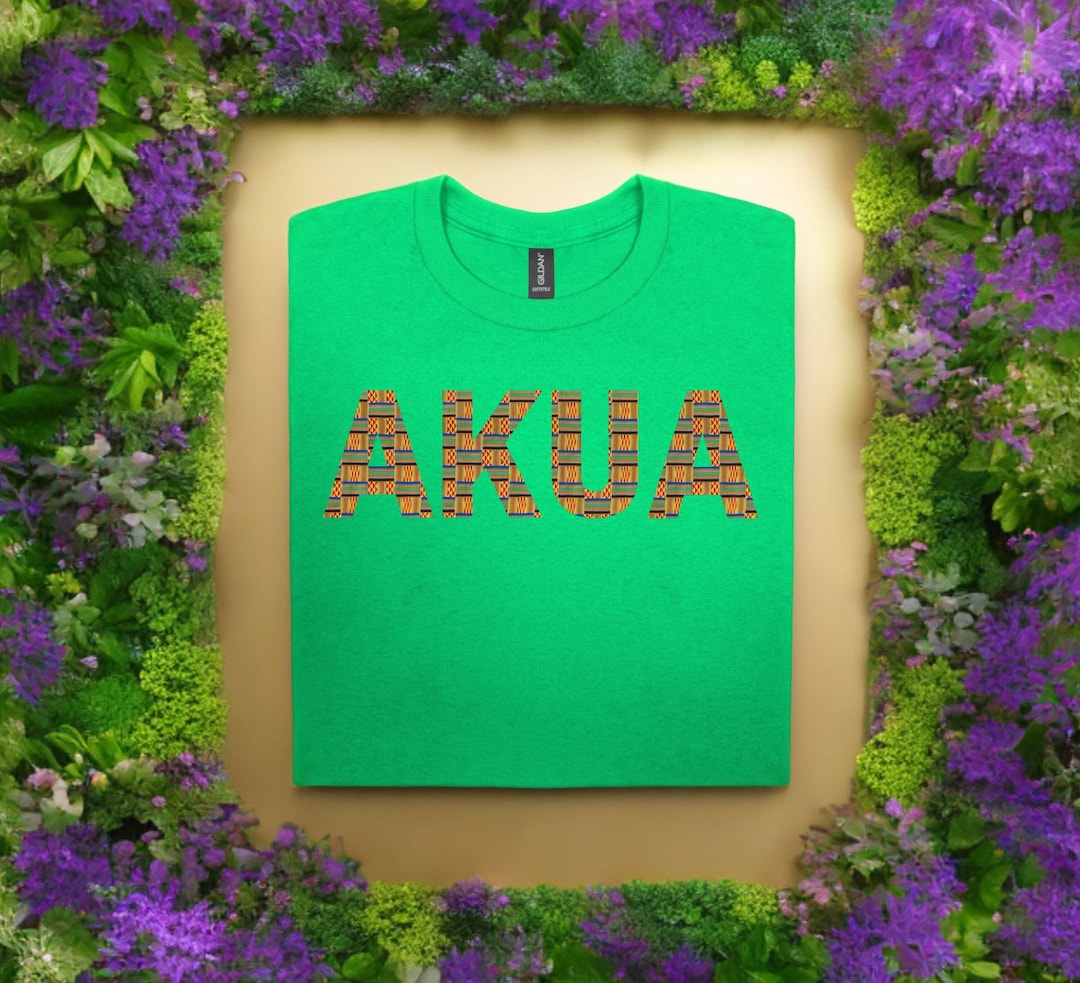 Ghana Akan Day Name Tshirt Akua Wednesday Born, Ghana Tshirt Kente ...