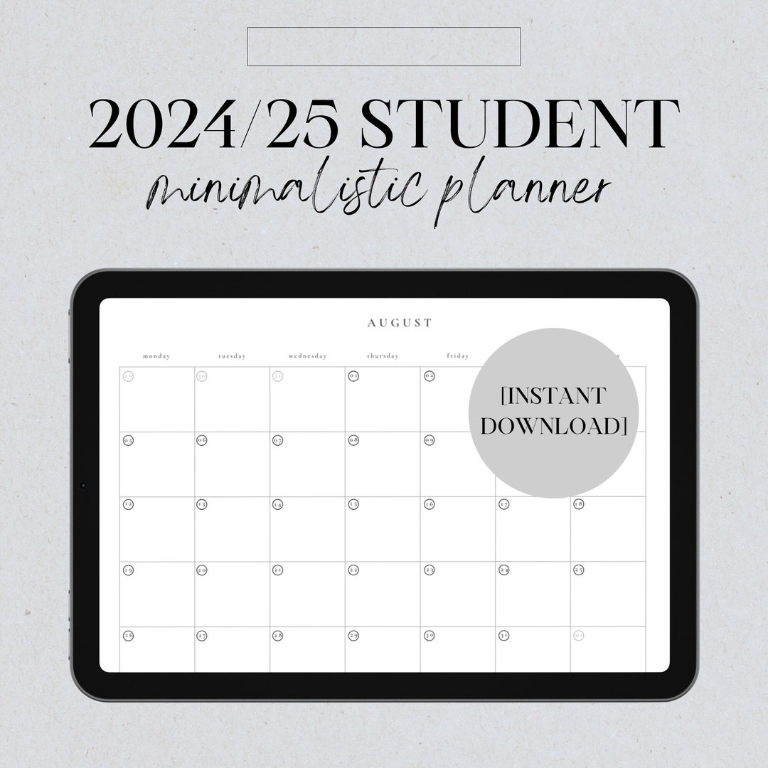 STUDENT PLANNER 2024-25 | Notetaking Planner, Weekly Monthly and Daily ...