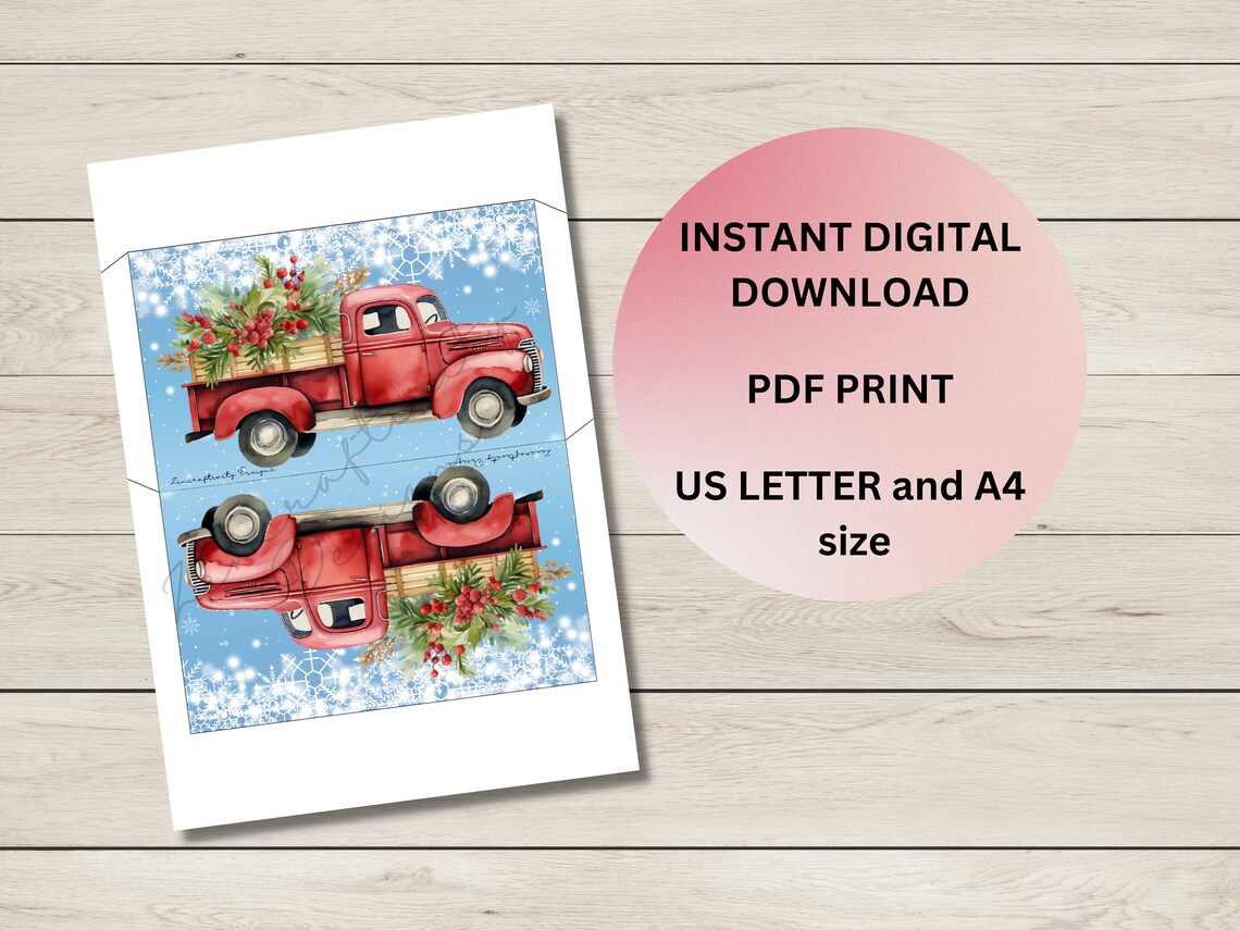 Christmas Savings Challenge| Digital Download| Printable A4 and US ...