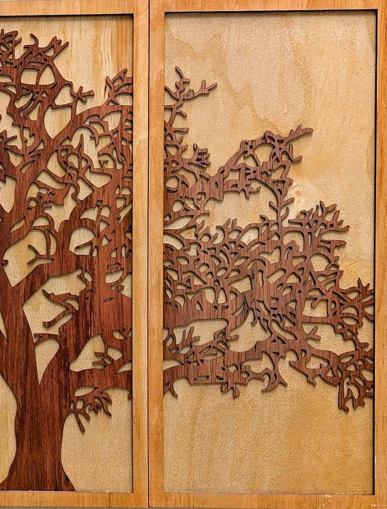 Tree of Life - Multi Layered Wood Wall Art - Etsy