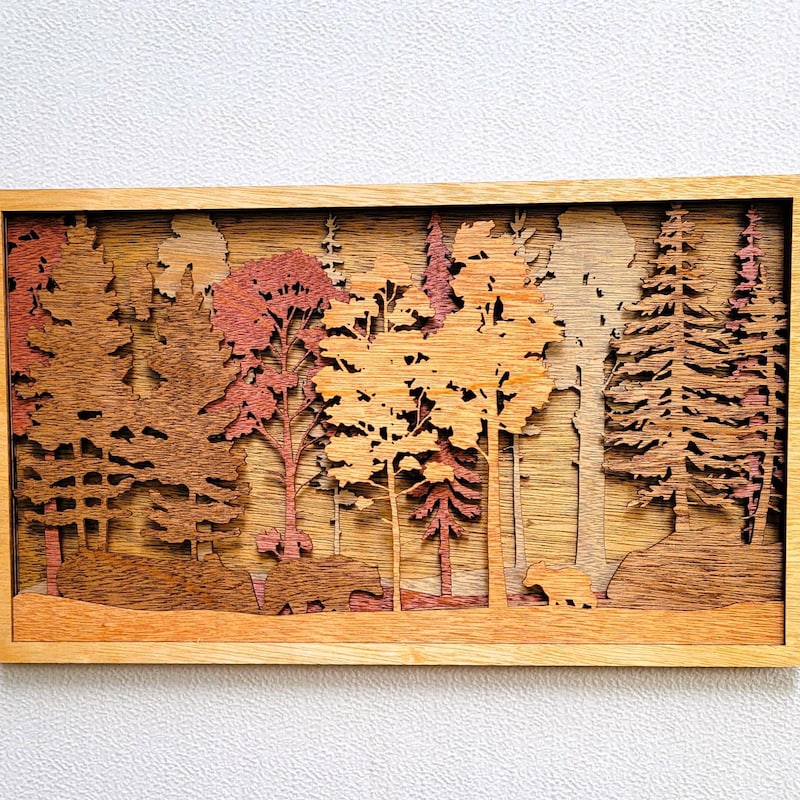 Layered Wood Art - Etsy