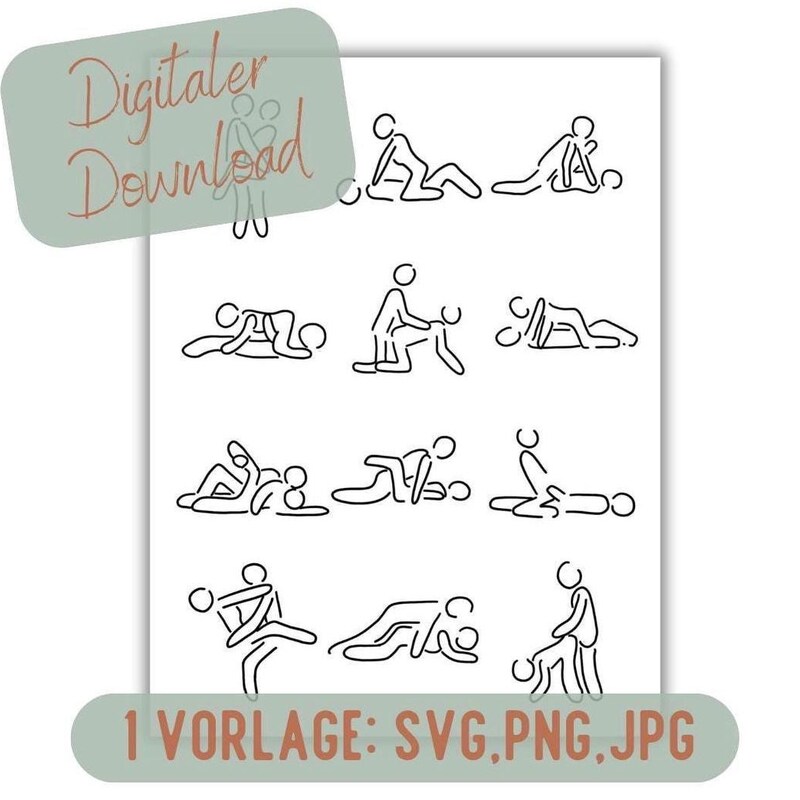 Sex Line Art Etsy