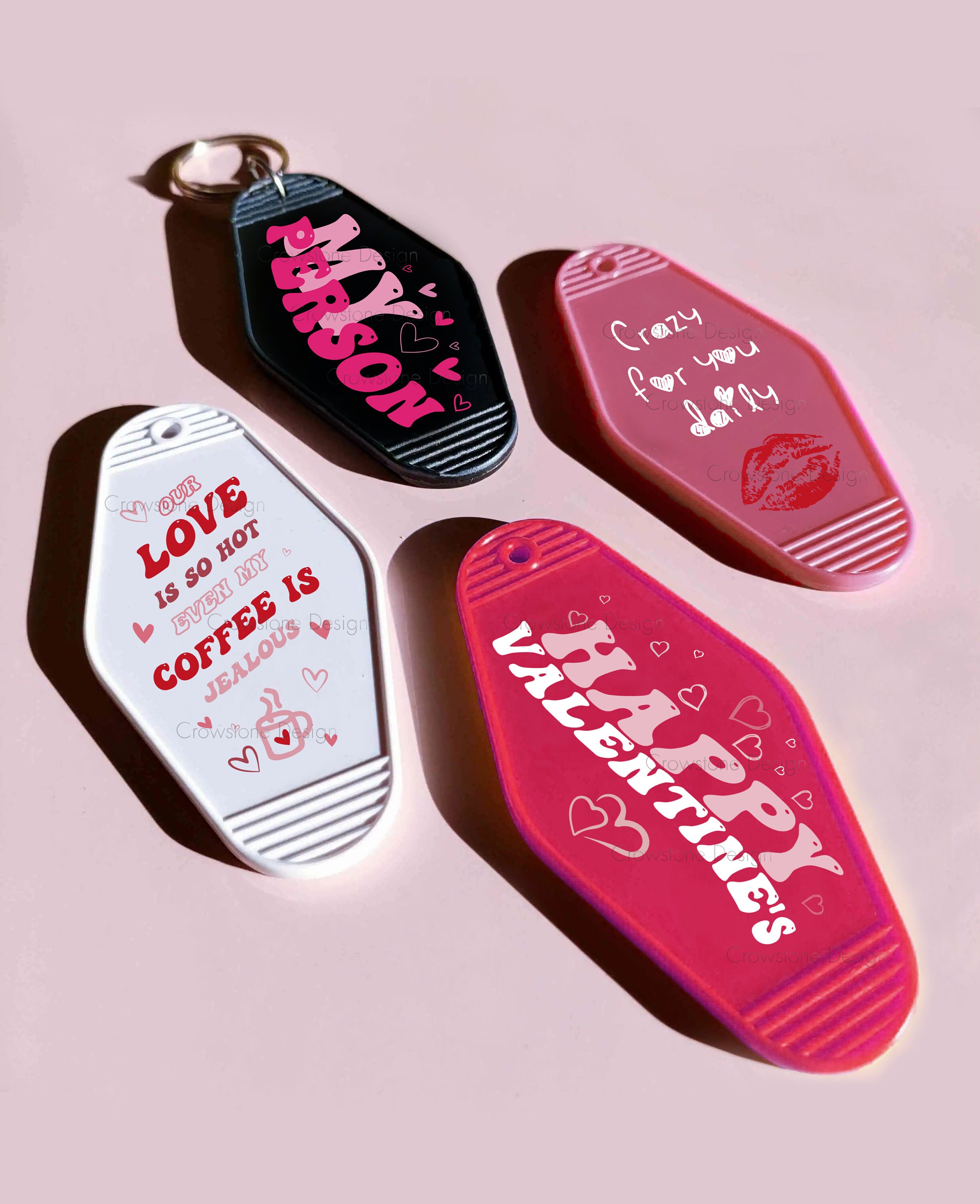 26 Valentine Keychain Svg Bundle,motel Keychain Svg,retro Valentine ...