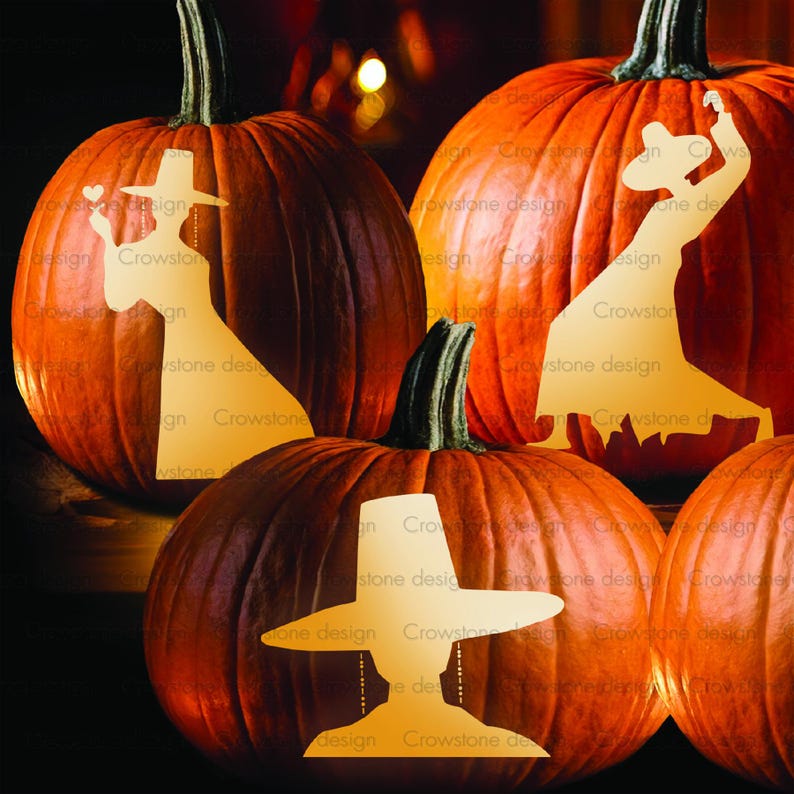 5 K-pop Music Halloween Pumpkin Carving Stencils,printable Teenagers ...