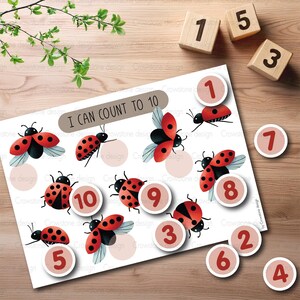 Numbers Counting Worksheets,educational Toys,homeschool Printable Games ...