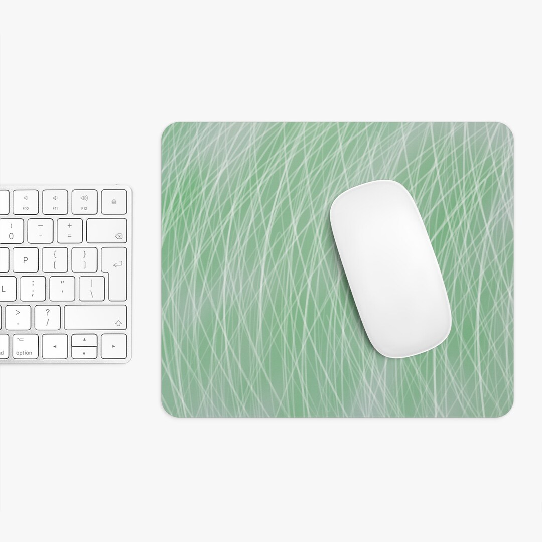 Green Abstract Art Mouse Pad - Etsy