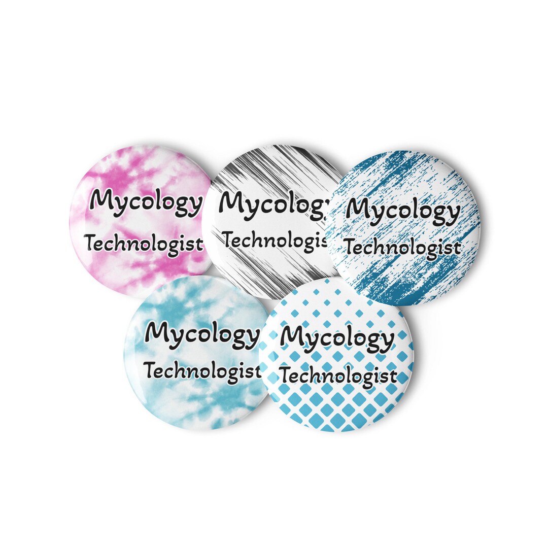 Mycology Technologist Micro Microbiology Lab Scientist Set of 5 Pin ...
