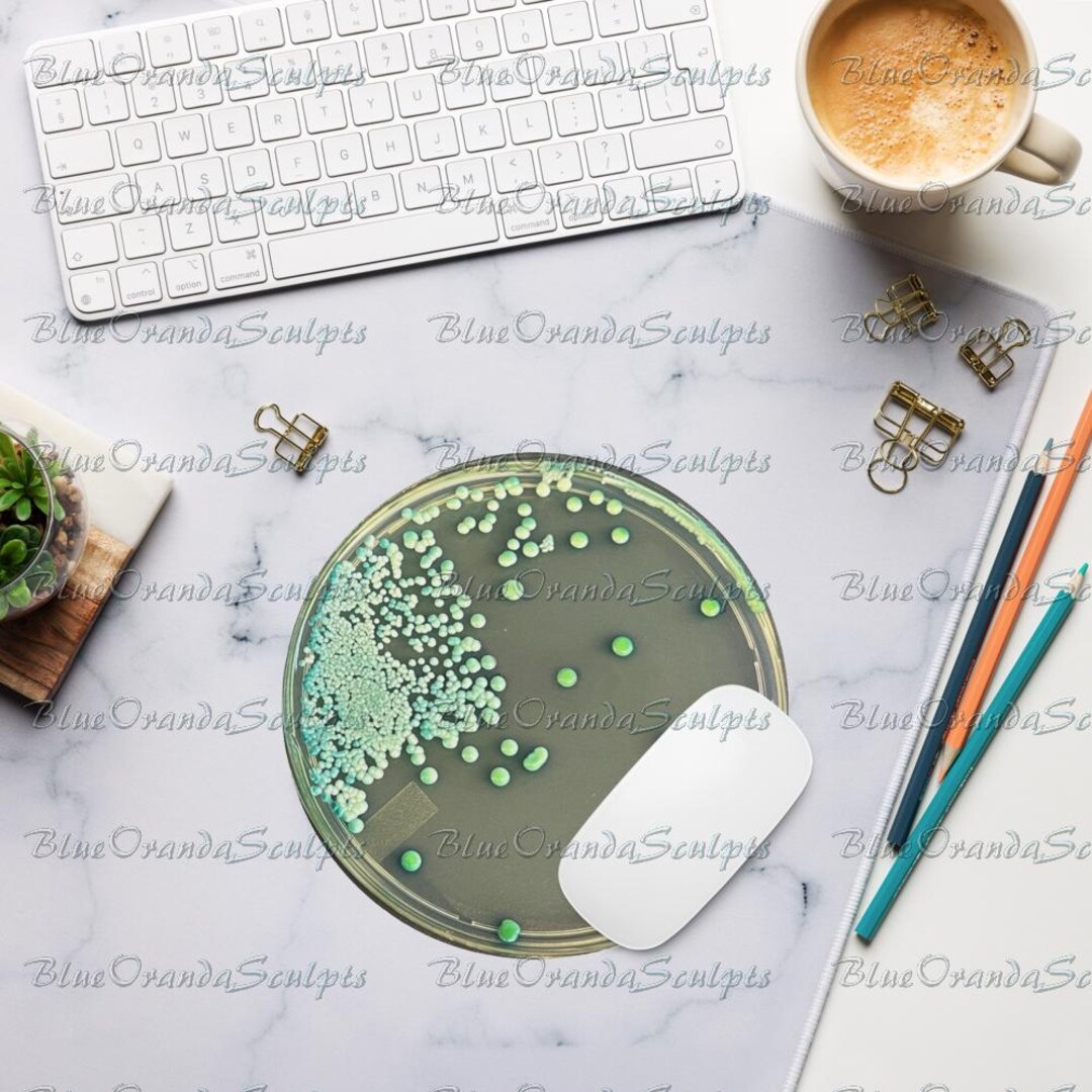 Candida Albicans Microbiology Petri Dish Mouse Pad | Yeast Agar Lab ...
