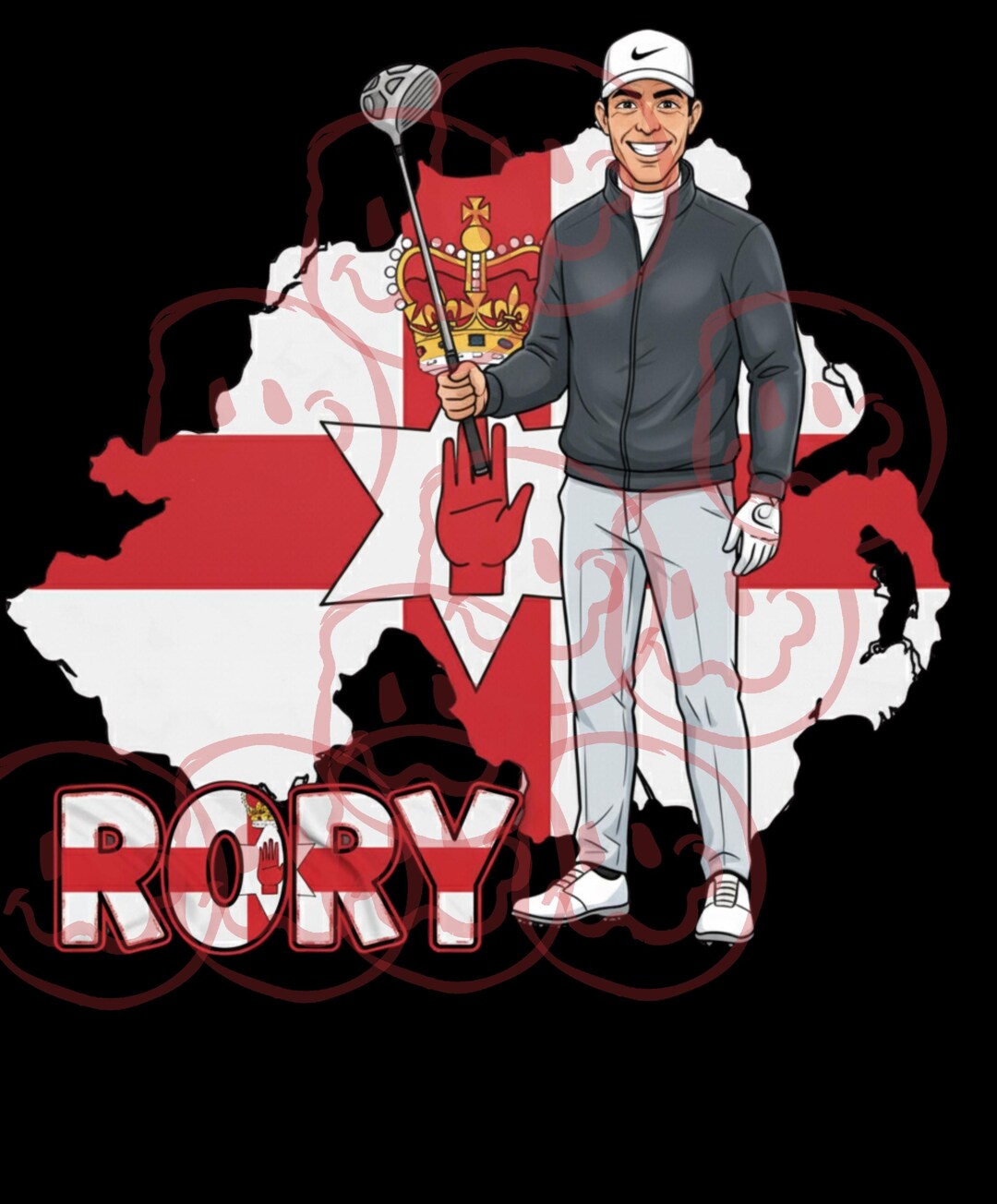 Rory Mcilroy Png 300 Dpi Transparent Background - Etsy