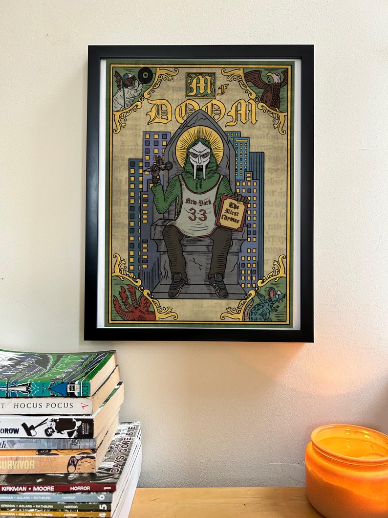 14th Century Style MF DOOM Poster for Decoration at Home - Etsy