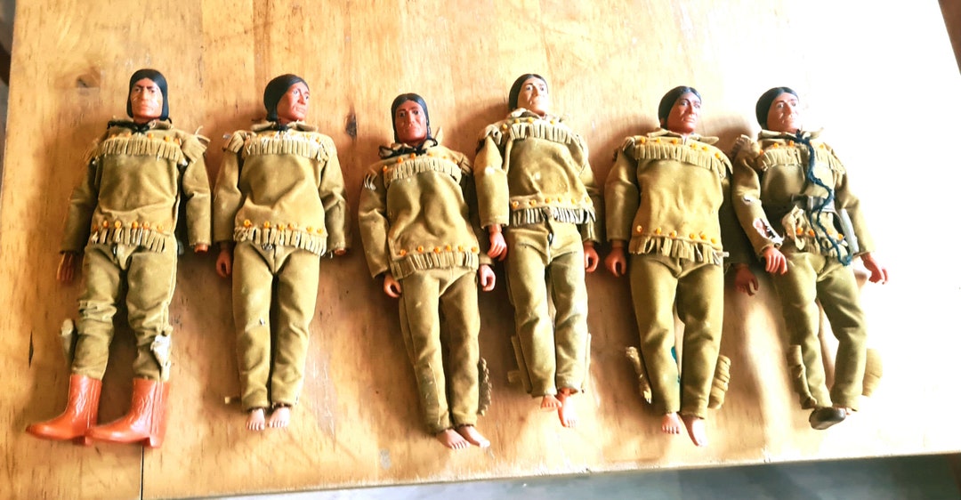 Vintage Lone Ranger Dolls 6 Pieces - Etsy