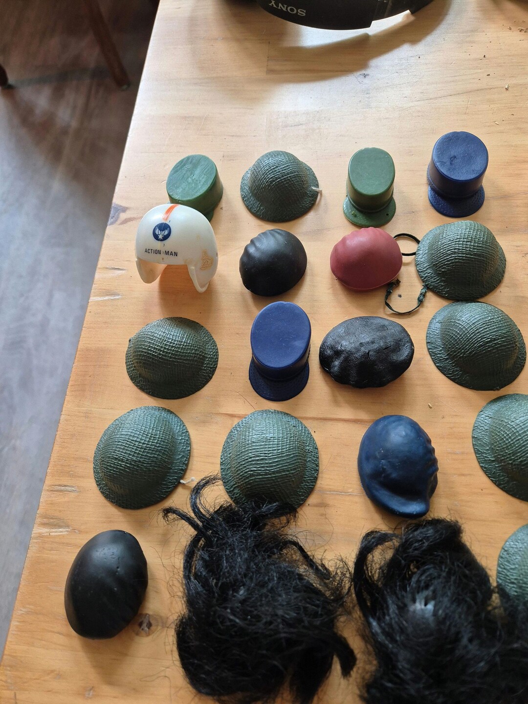 Collection of Original Palitoy Vintage Action Man Head Caps From the ...