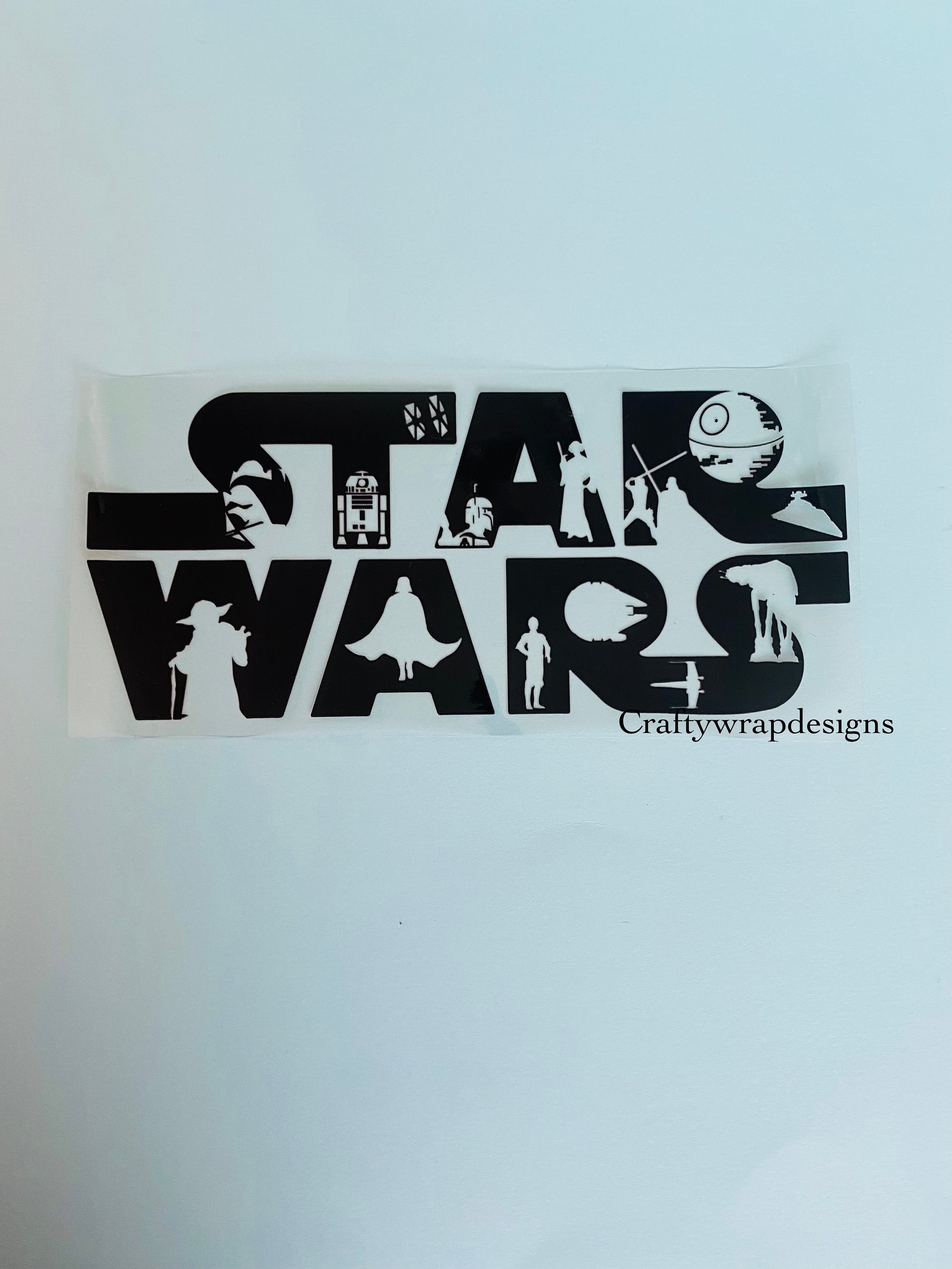 Uv Dtf Star Wars Themed Cup Wrap, Uv Dtf Physical Cup Wrap, Uv Dtf ...