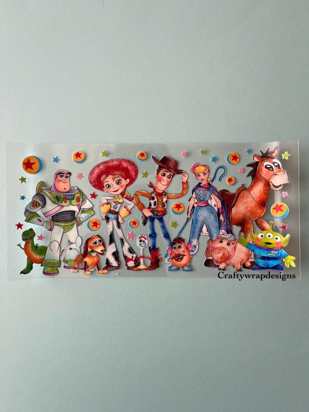 Toy Story UV DTF Cup Wrap, Uvdtf Stickers for Cups and Tumblers - Etsy