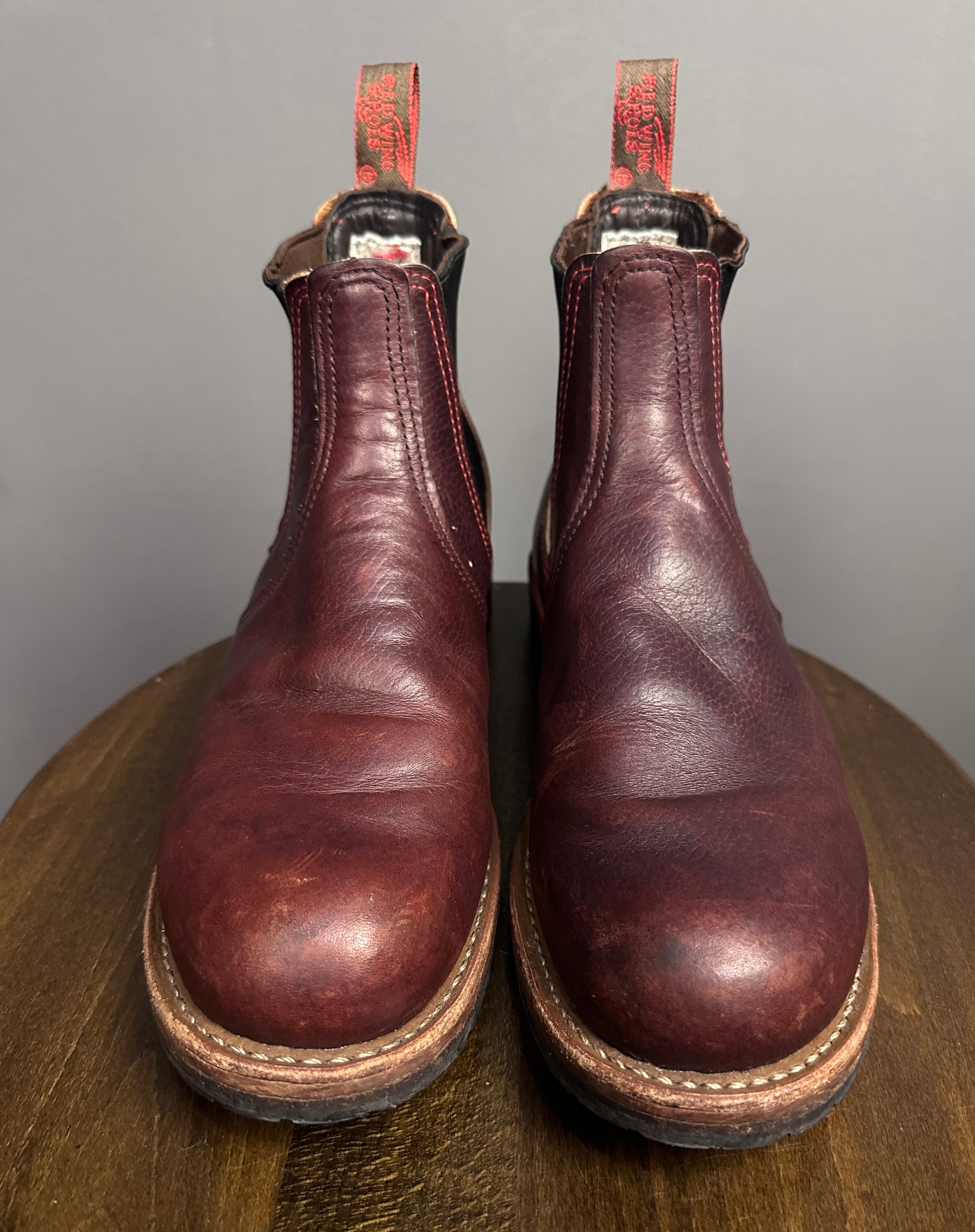 Red Wing Shoes USA Men's Brown Leather Ankle Chelsea Boots - Etsy