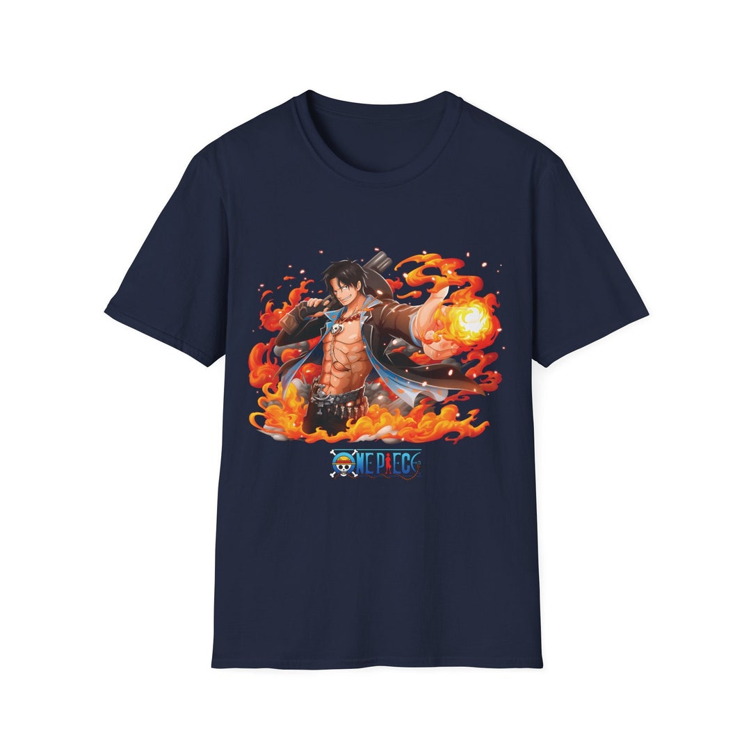 One Piece Portgas D. Ace T-shirt - Etsy