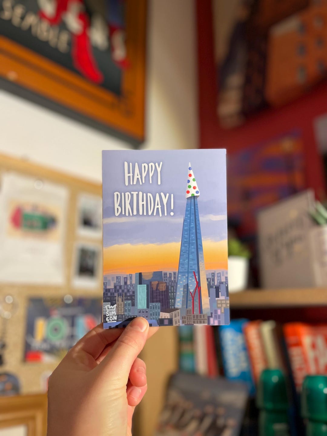 Shard Happy Birthday Card (pack of 6) - Etsy