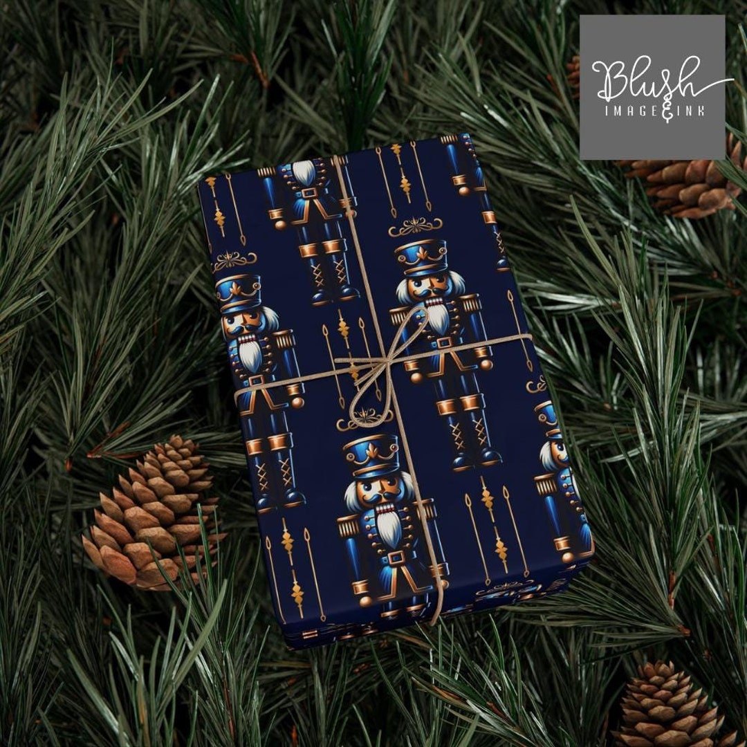 Nutcracker Wrapping Paper Roll of Wrapping Paper Nutcracker Theme ...