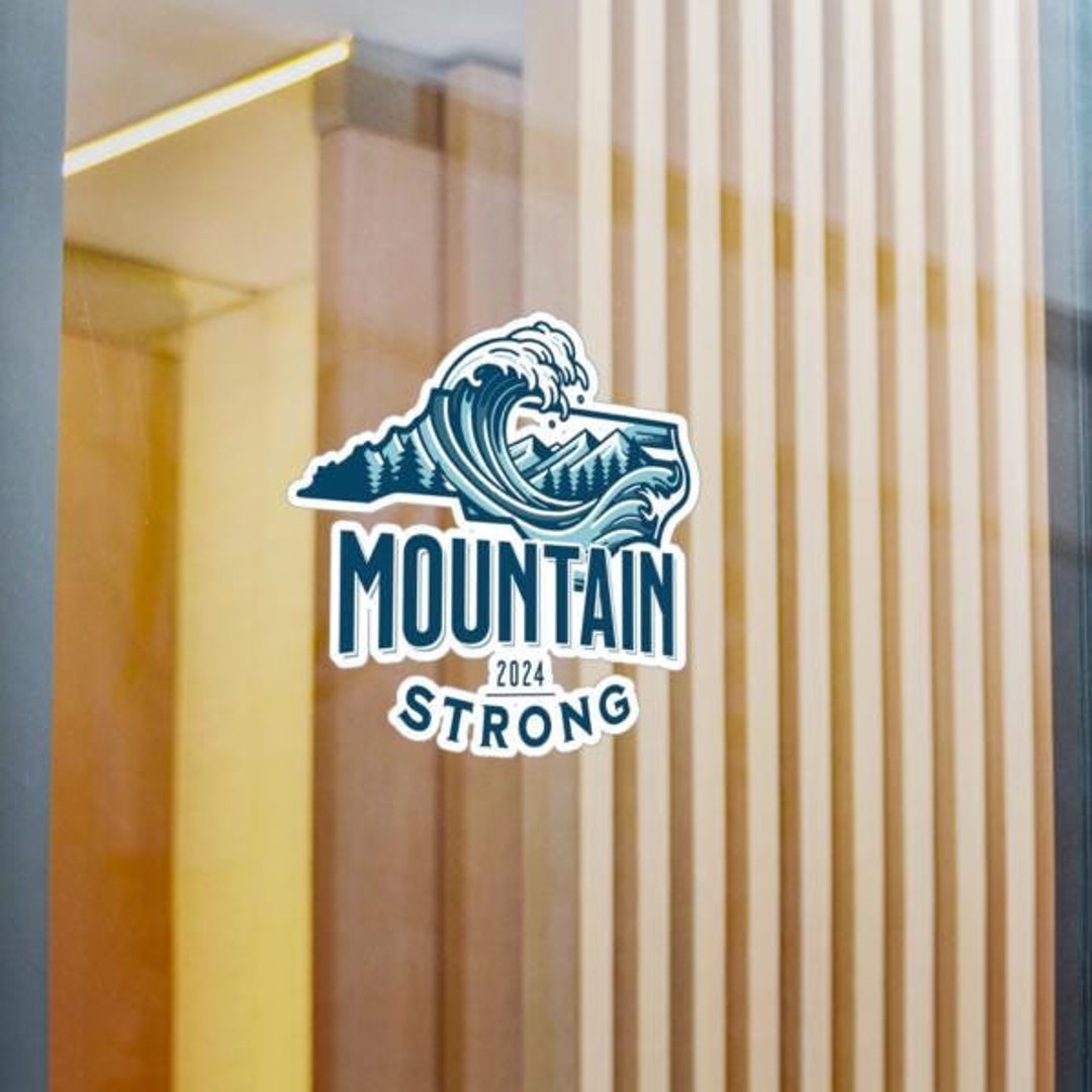 North Carolina Sticker, WNC Strong, Appalachian Strong, Hurricane ...