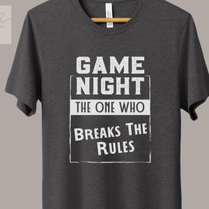 Game Night Custom Shirt, Funny Game Night Shirts, Matching Family Board ...