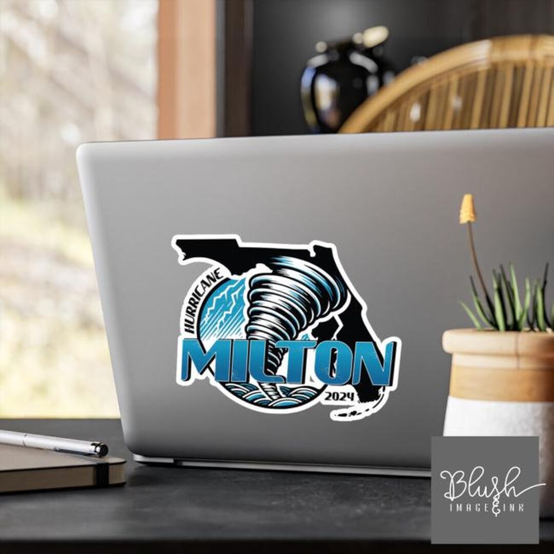 Hurricane Milton Hurricane Sticker for Hard Hat Stickers Tampa Strong ...