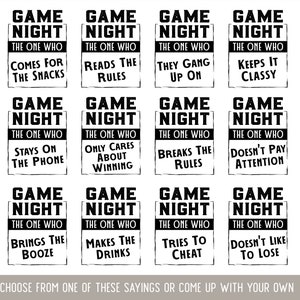 Game Night Shirts for Family Game Night Matching Shirts for Friends ...
