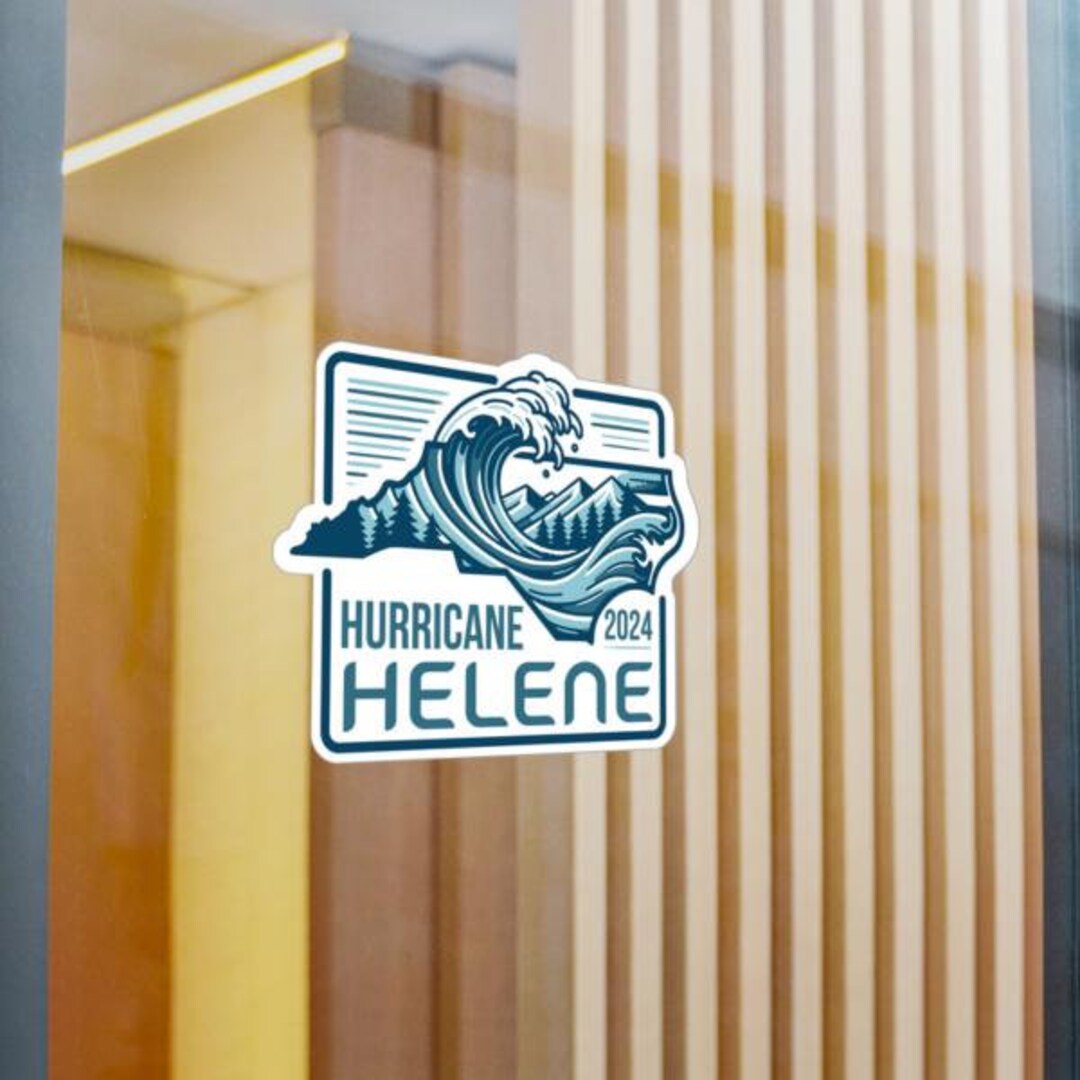 Window Decal 2024 Hurricane Helene Sticker, Hurricane Helene Decal ...
