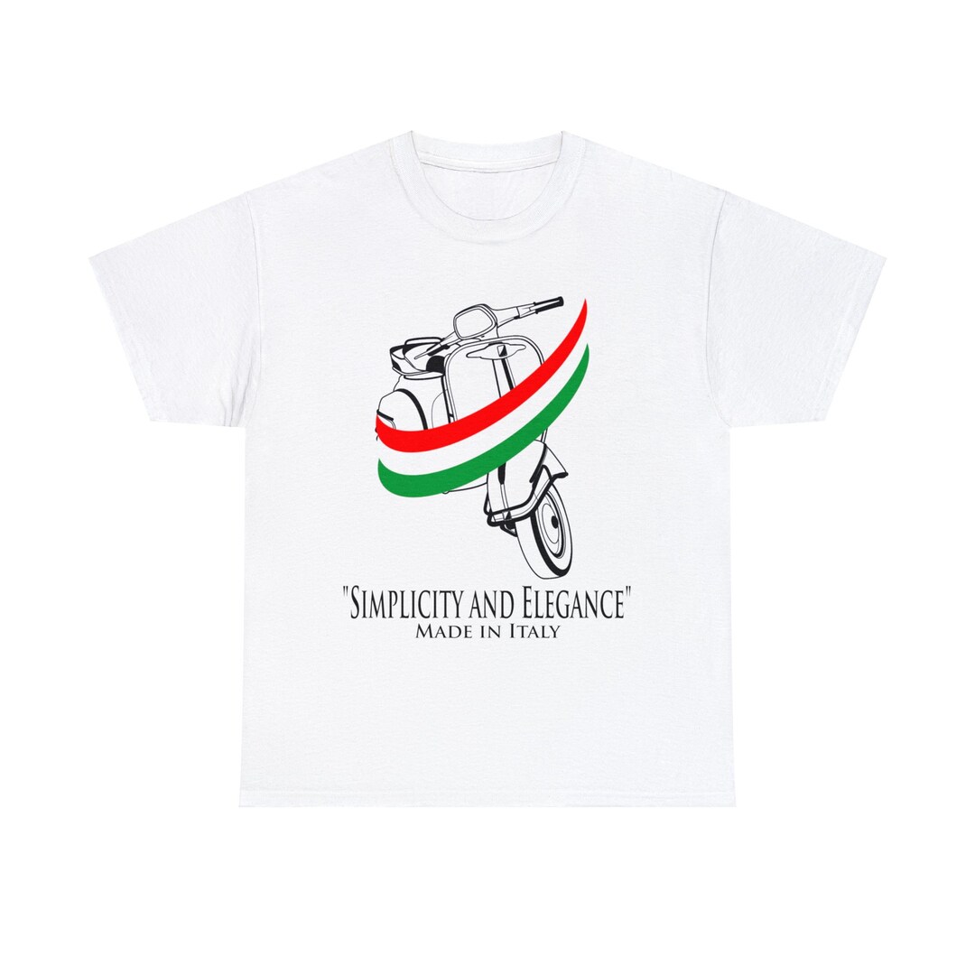 Vespa Piaggio Jersey Made in Italy: Italian Style in Motion - Etsy