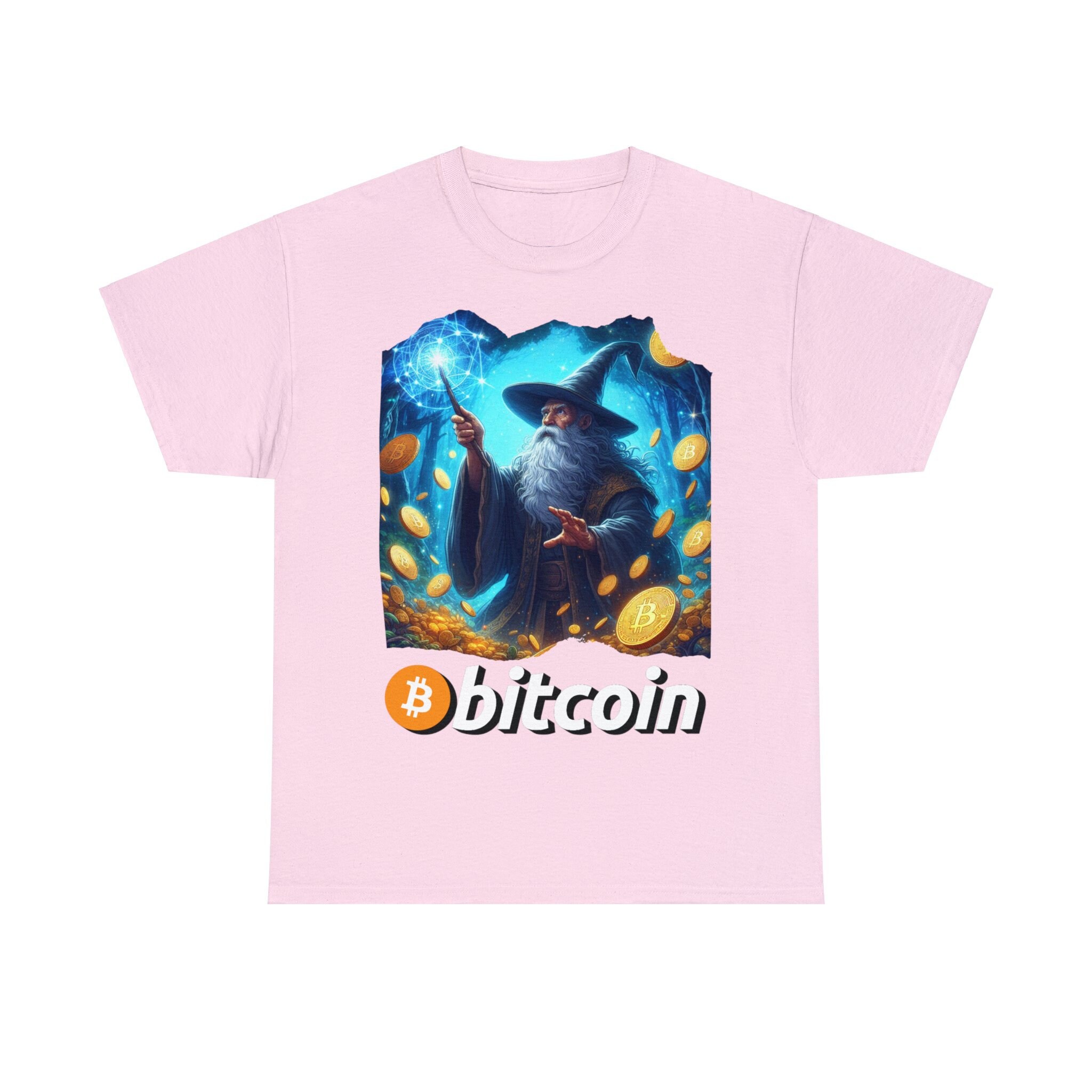 Bitcoin BTC T-shirt Crypto T-shirt Bitcoin Wizard Unisex Heavy Cotton ...