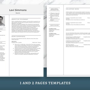 FIRST JOB Student Functional Resume Template. Skills-based CV for ...