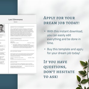 FIRST JOB Student Functional Resume Template. Skills-based CV for ...