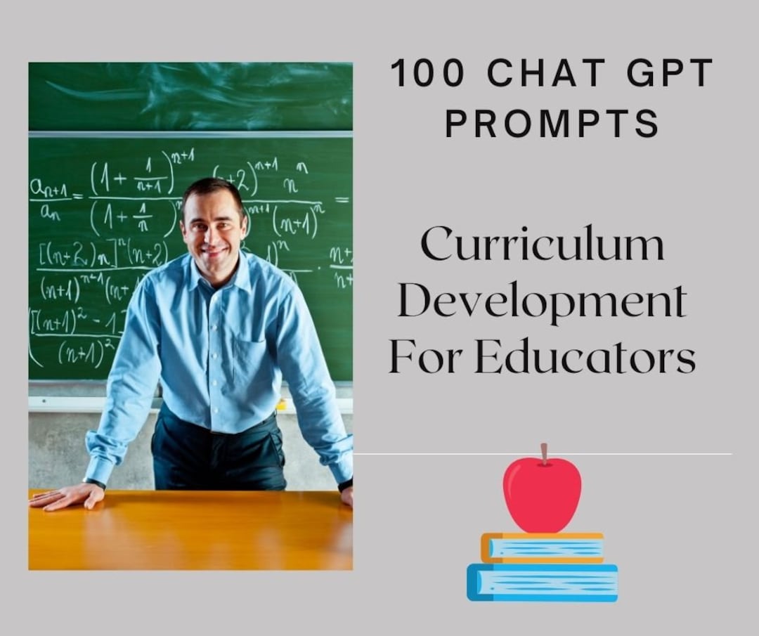 Chat Gpt Prompts for Teachers, Curriculum Development for Educators - Etsy