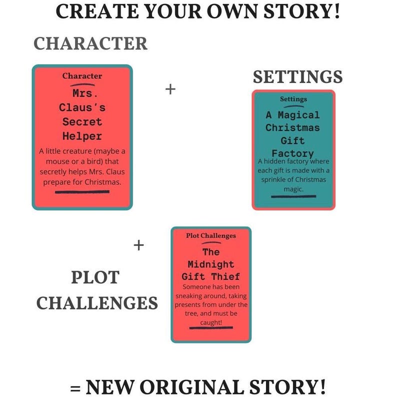 Storytelling Printable Pdf Adventure Card Game for Kids Creative ...