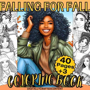 43 Black Women in Fall Coloring Pages | the Falling for Fall Coloring ...