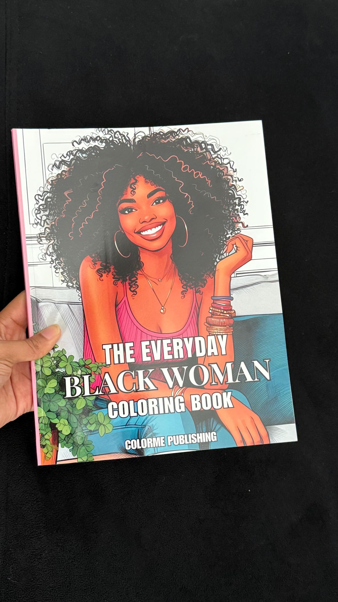 The Everyday Black Woman Coloring Book - Physical Copy With 40 Coloring ...