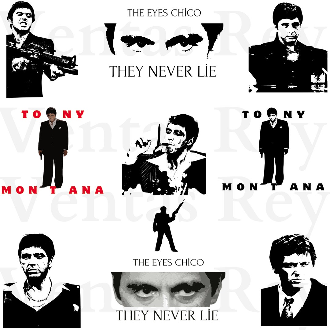 Scarface SVG File Al Pacino-tony Montana | Cricut |svg-png-eps-dxf-pdf ...