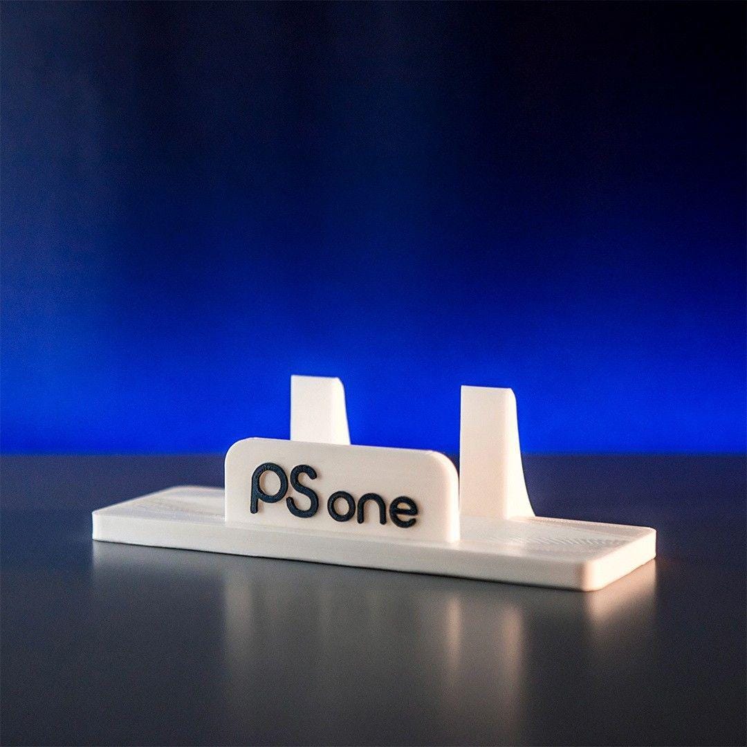 Playstation One Slim Display Stand - Vertical Stand for Psone Console ...
