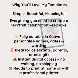 Family Welcome Ceremony Certificate: Editable Floral A4 Canva Template ...