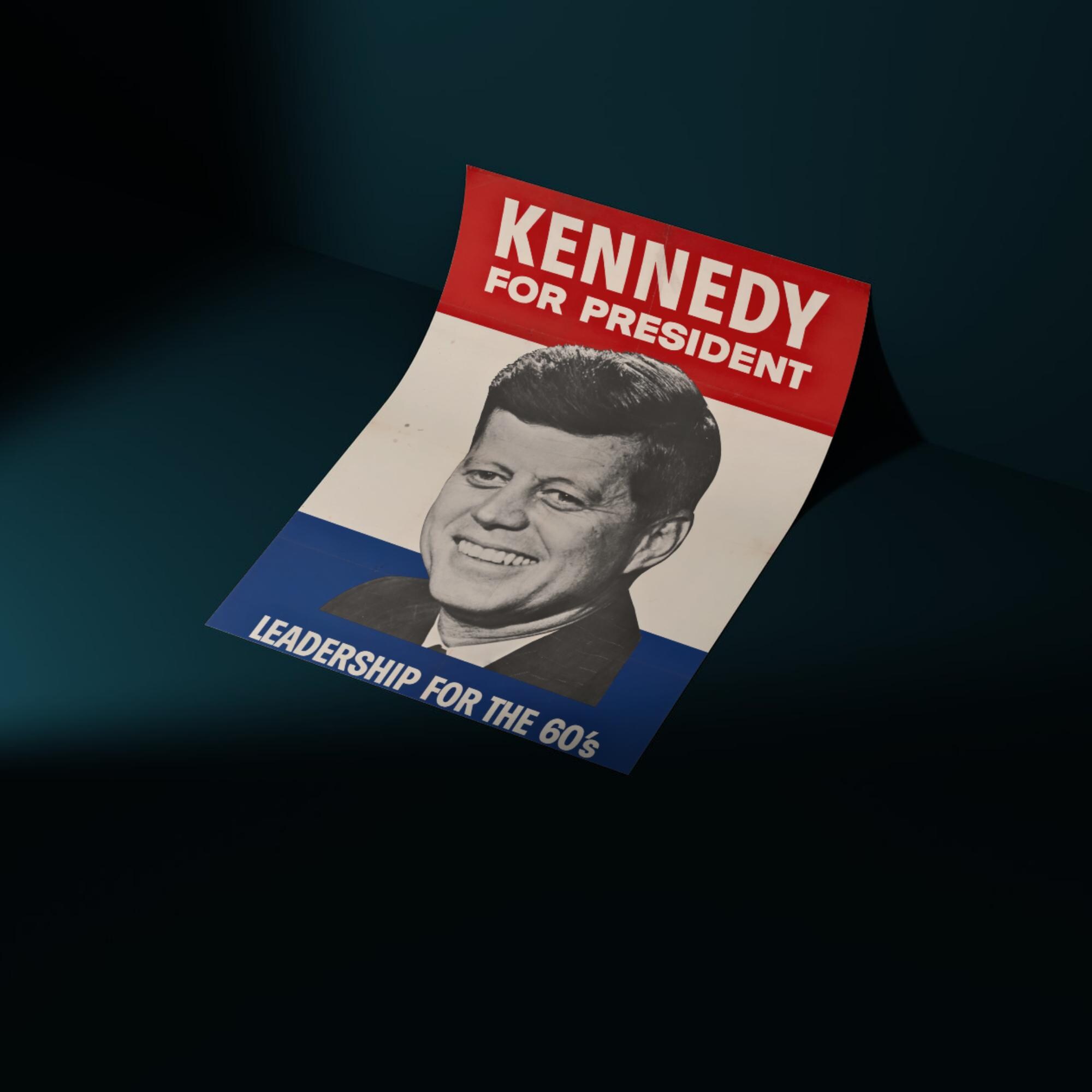 John. F. Kennedy Poster | Kennedy Campaign Poster | Kennedy for ...