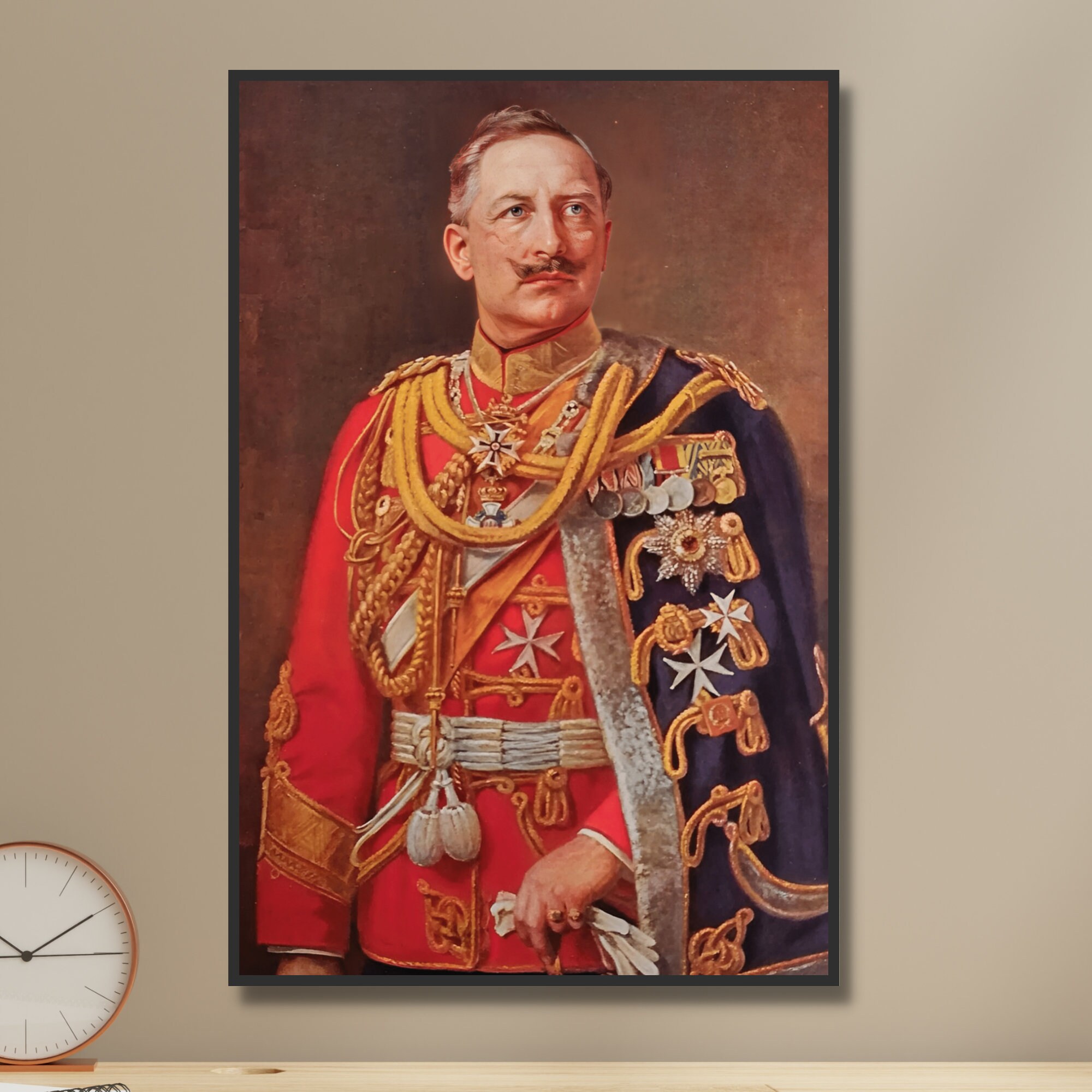 Kaiser Wilhelm II Poster by Robert Hahn German Emperor Portrait ...